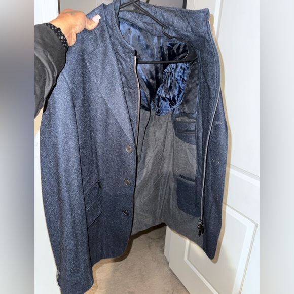 Corneliani | Jackets & Coats | Corneliani Dark Blue Trench Coat | Poshmark